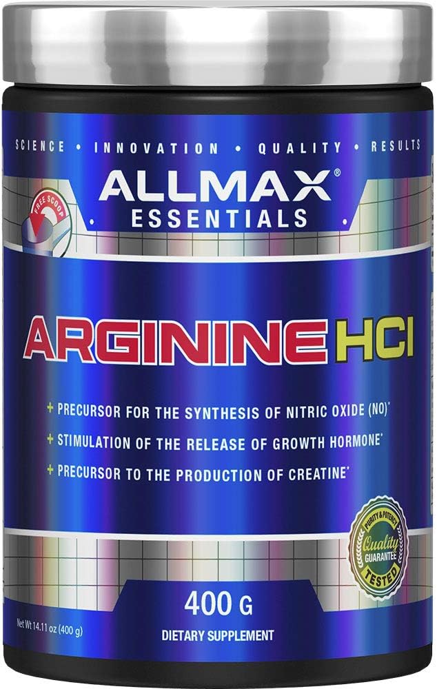 Allmax Essentials Arginine HCL400g – Healthy Cart Canada