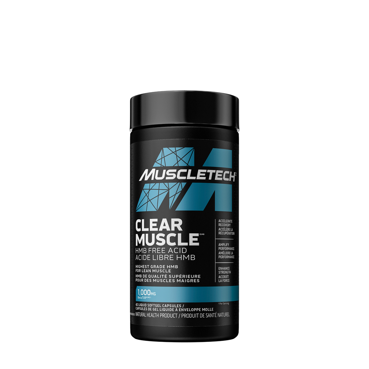 MuscleTech Clear Muscle HMB Free Acid 42 Softgels – Healthy Cart Canada